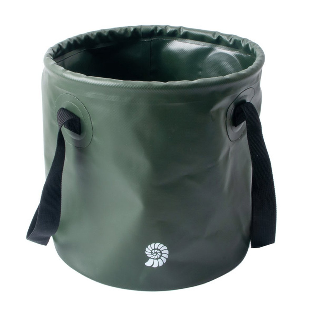 Folding waterproof bag, Origin Outdoors, 12 L, Dark Green | Armed