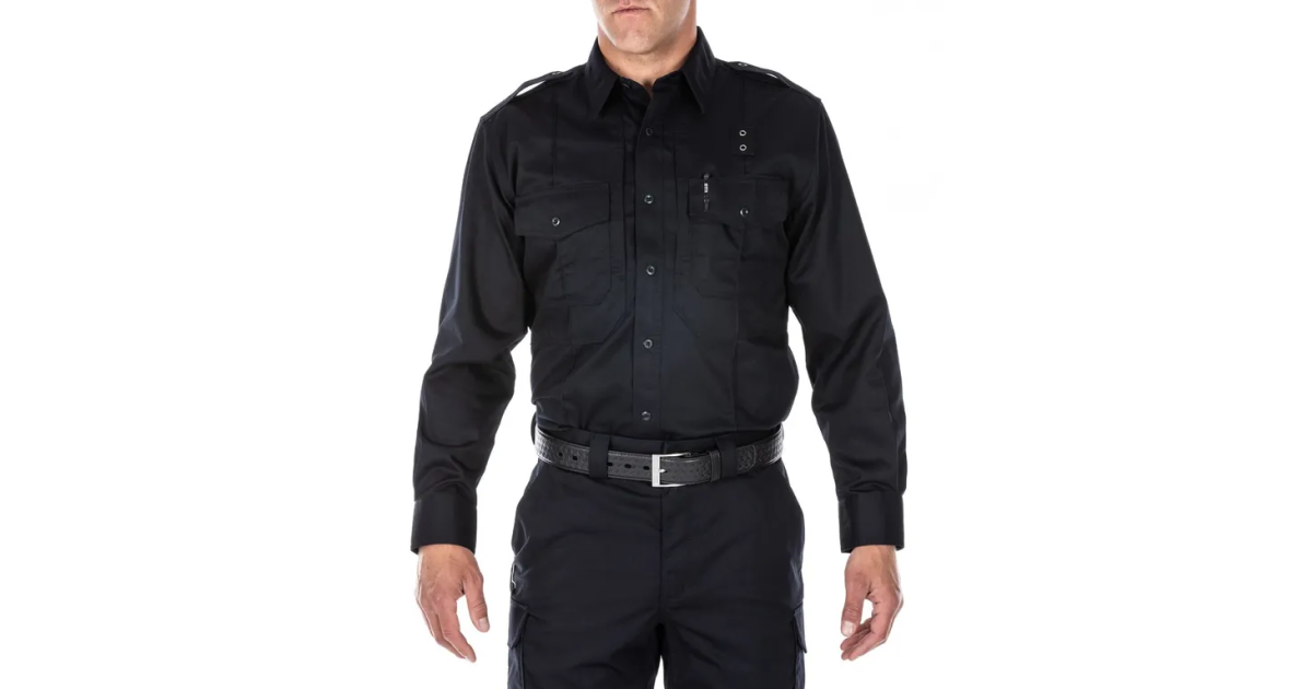 Twill PDU Class B Shirt, 5.11, Midnight Navy, XL | Armed