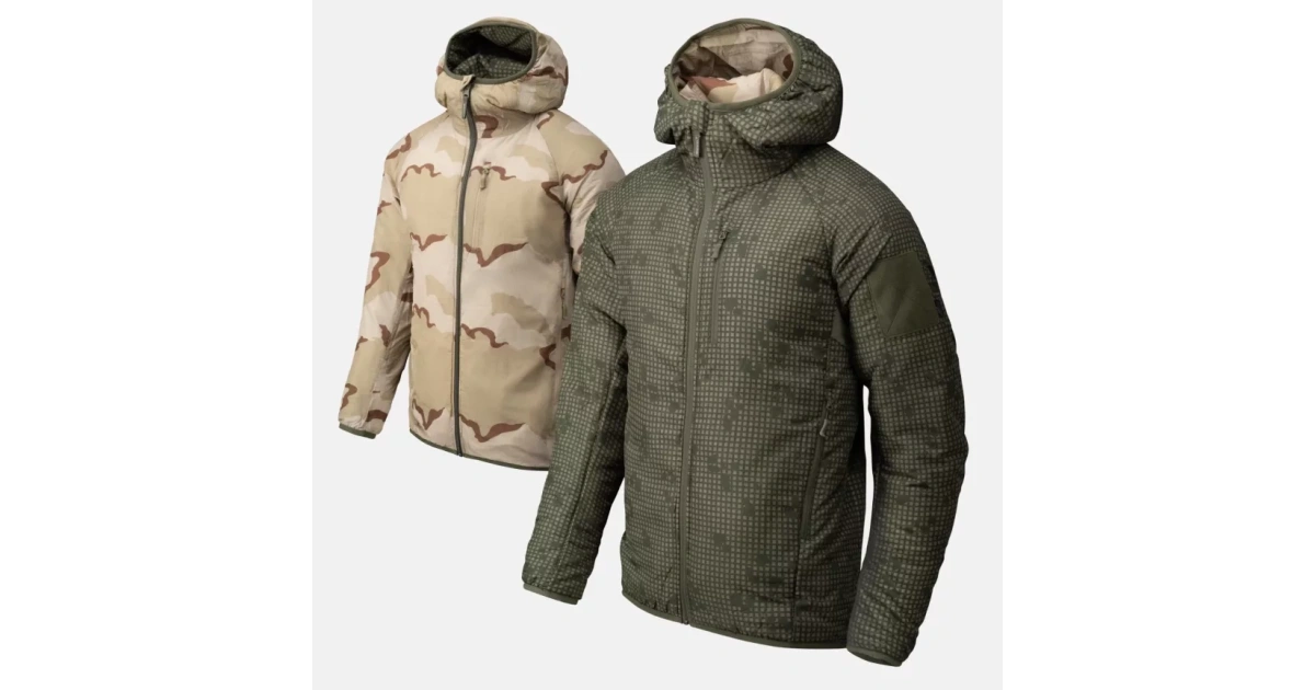 Reversible Wolfhound Hoodie Jacket, Helikon, Pencott Wildwood / Pencott ...