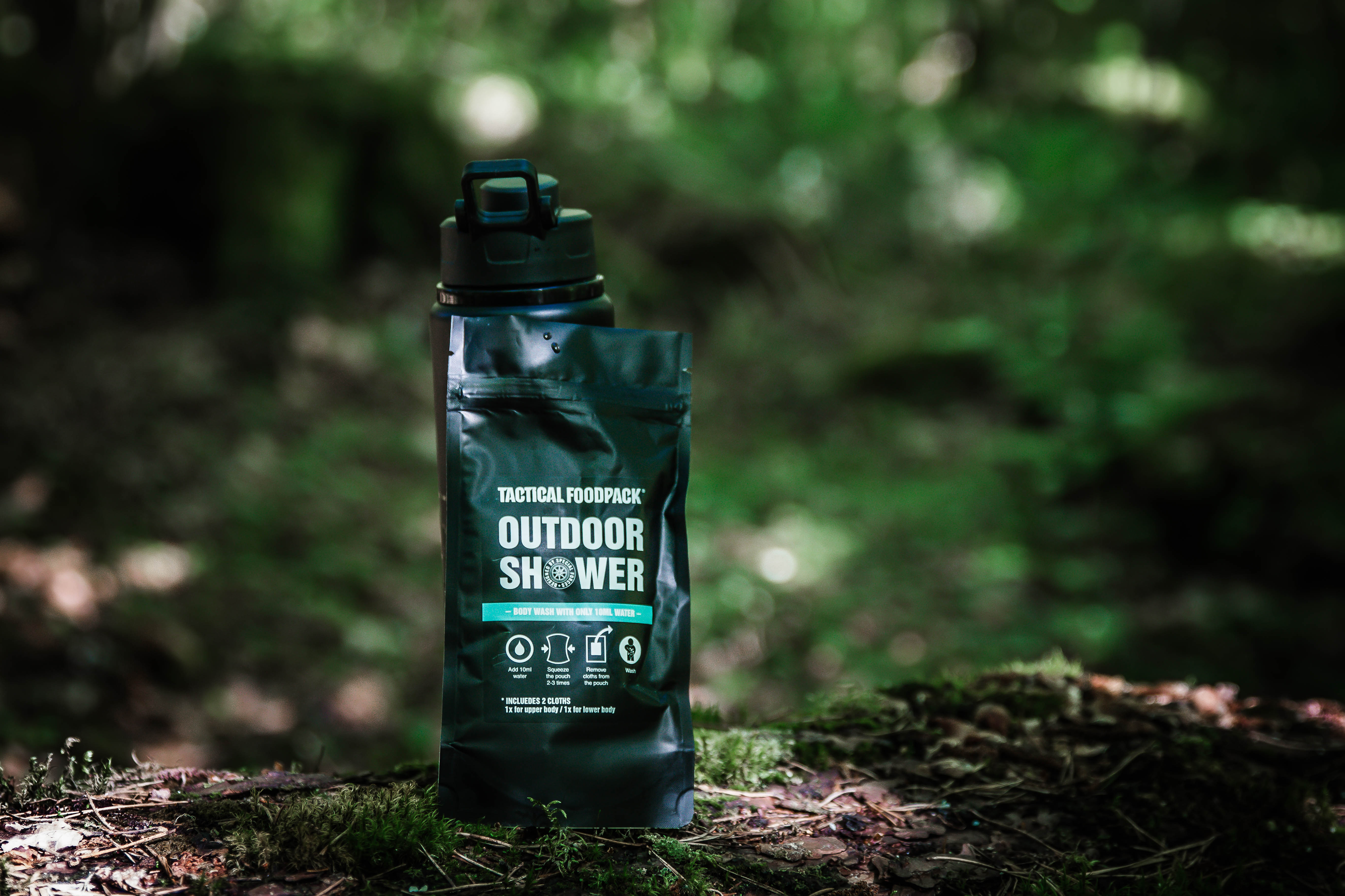 Outdoor shower, Tactical Foodpack | Armed